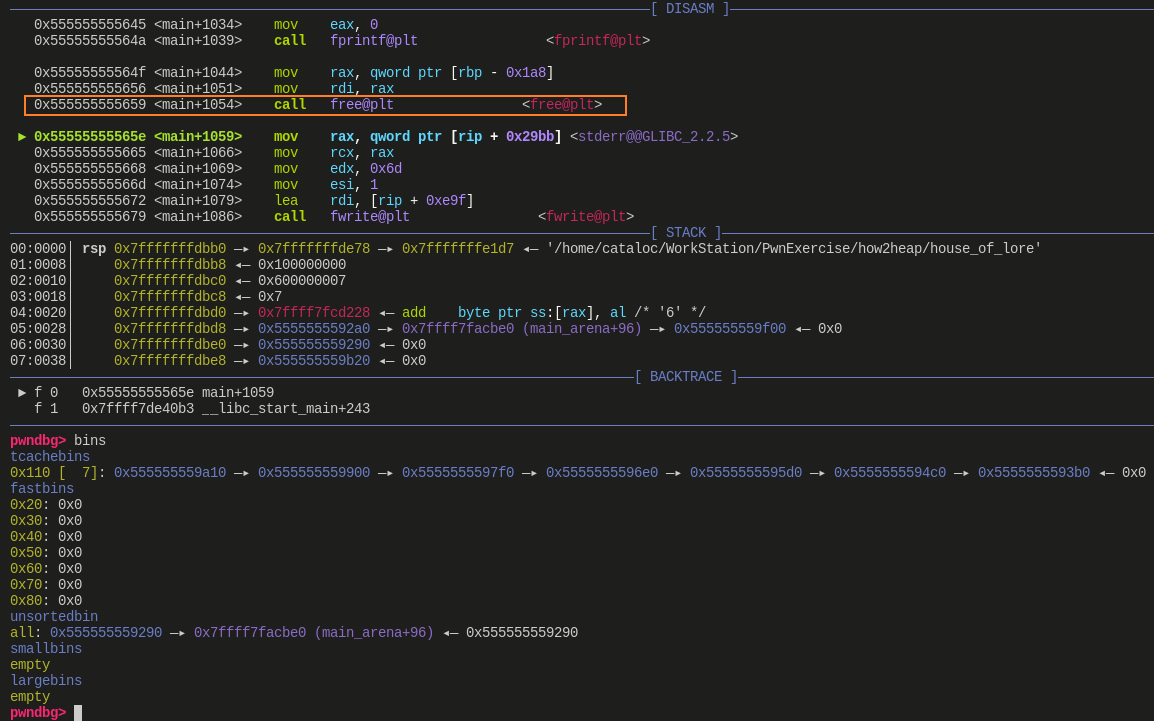 堆基础06-how2heap进阶篇 | cataLoc's Blog