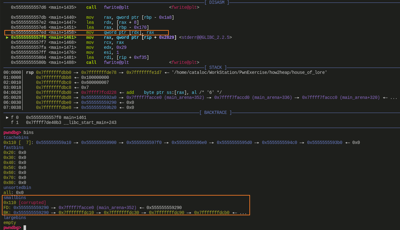 堆基础06-how2heap进阶篇 | cataLoc's Blog
